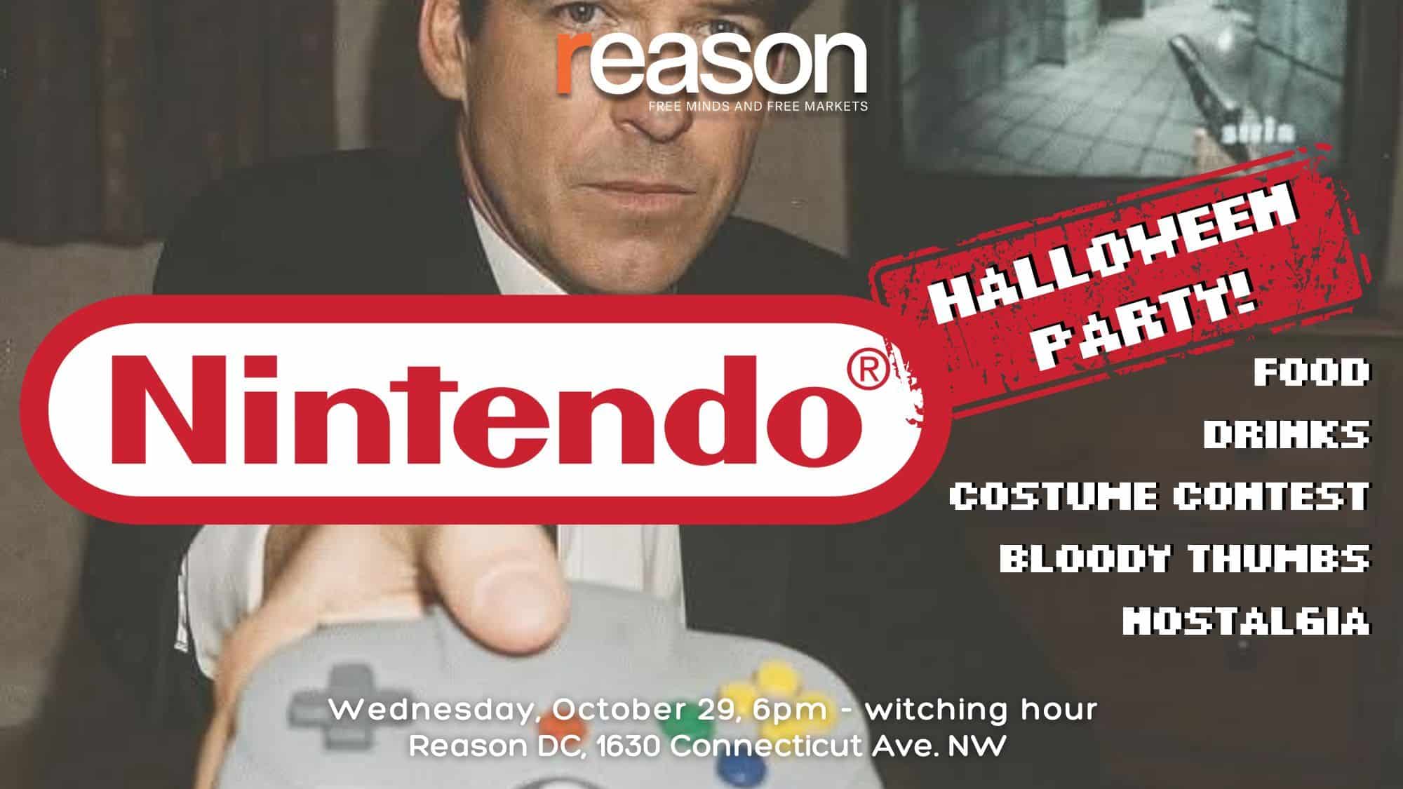 Reason DC's Nintendo Nostalgia Halloween Party - Reason Foundation